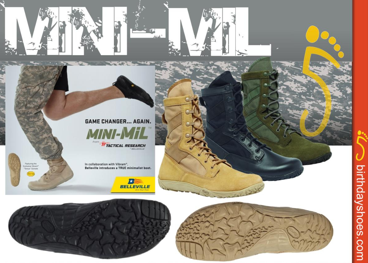 Minimalist Military Combat Boot Mini-Mil from Belleville First Look
