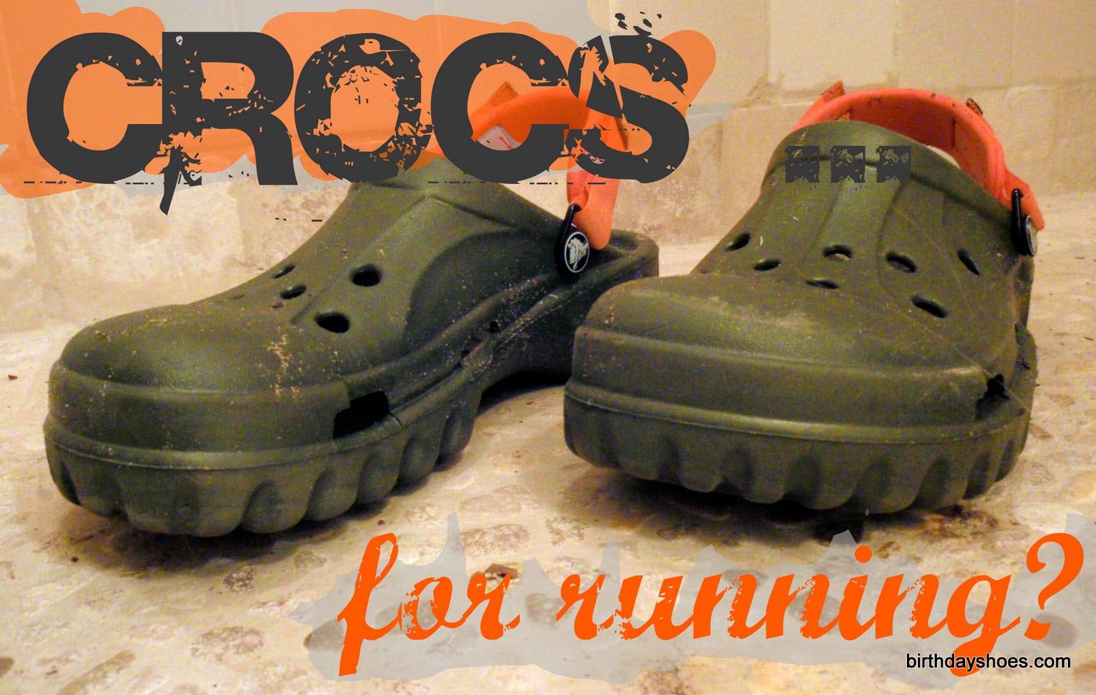 Running In Off Road Crocs™