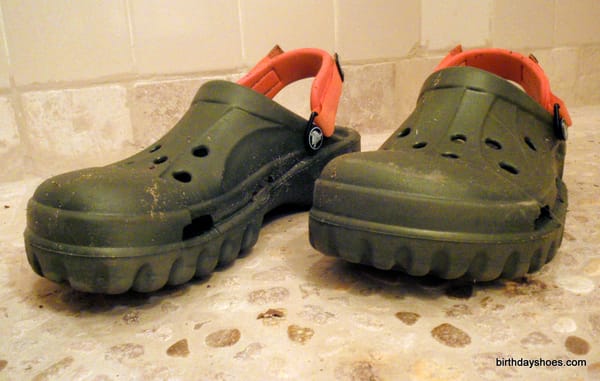 Running In Off Road Crocs™